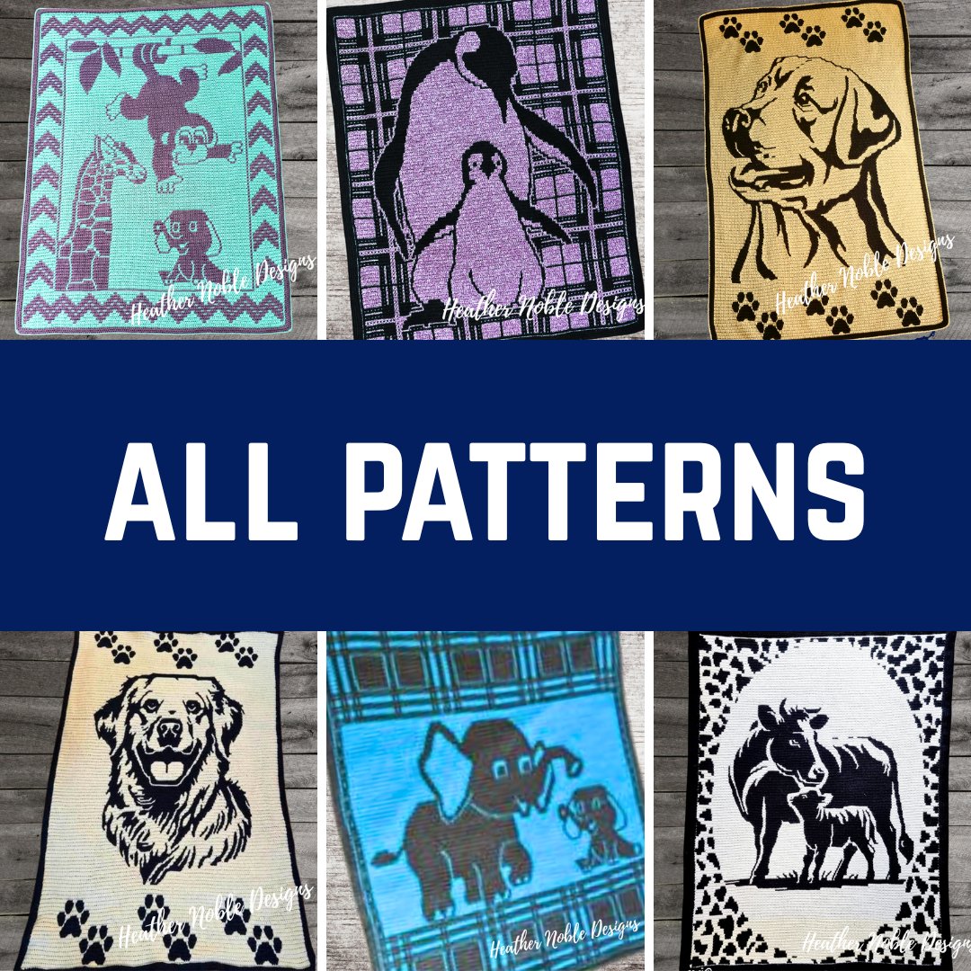 All Products – Heather Noble Designs-Mosaic Crochet Patterns