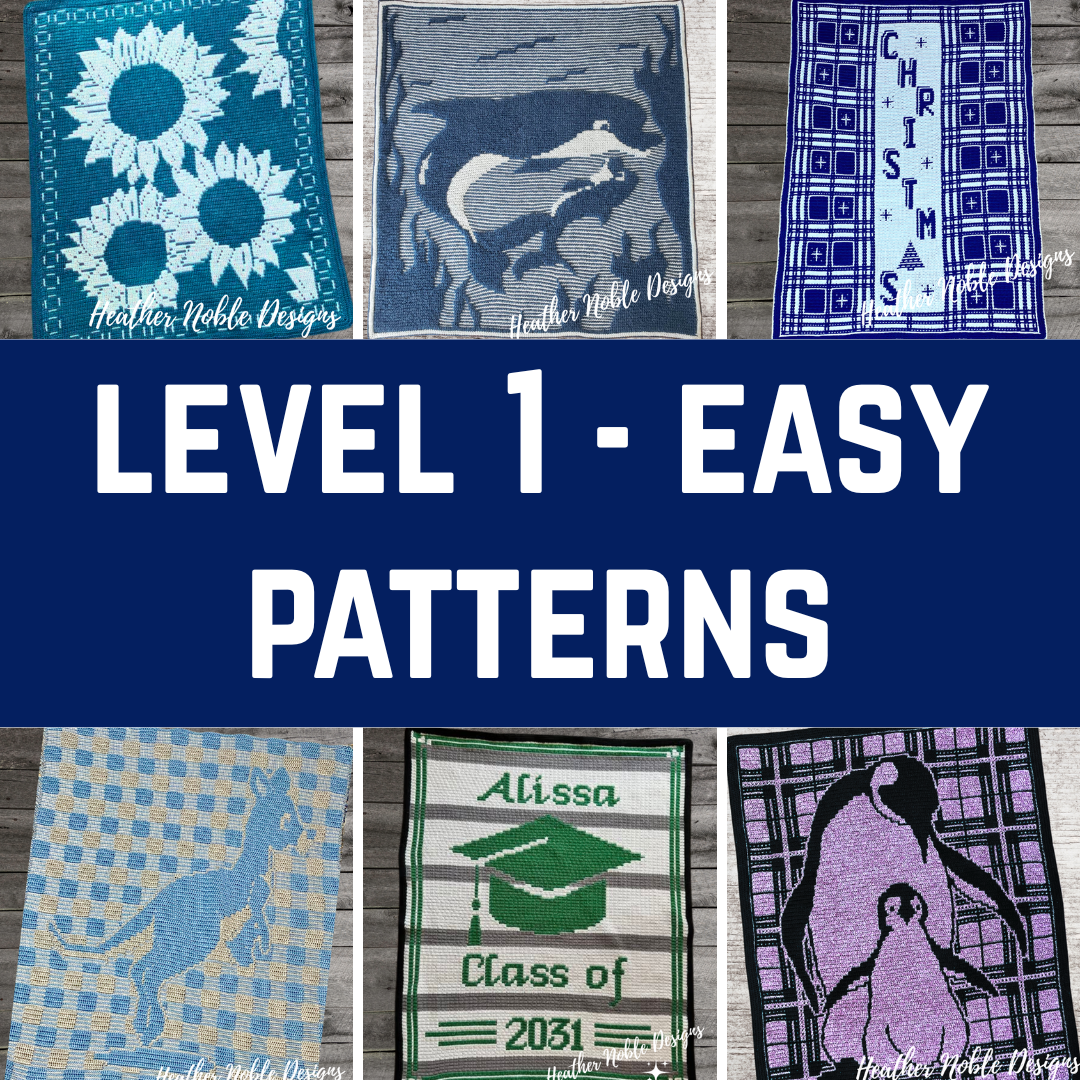 Level 1 (Easy) – Heather Noble Designs-Mosaic Crochet Patterns
