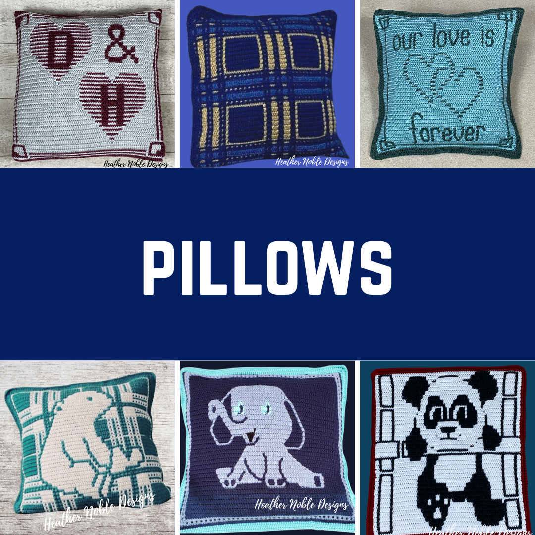 Pillows – Heather Noble Designs-Mosaic Crochet Patterns