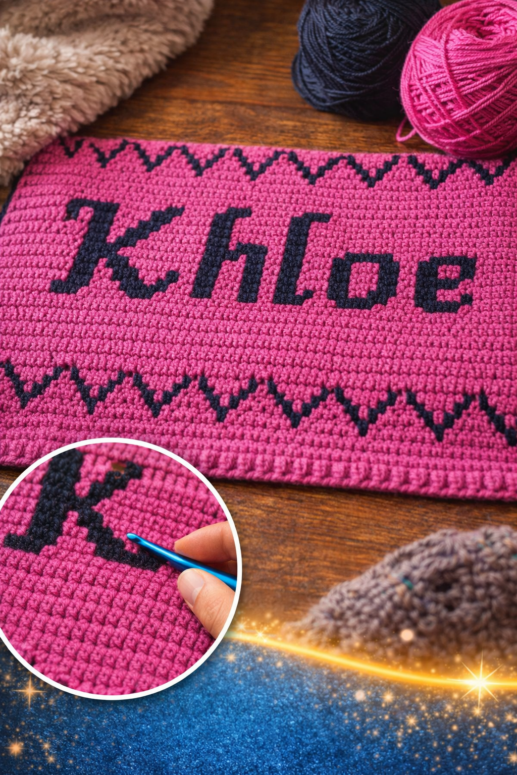 D’Nealian Font Letters – Mosaic Crochet Alphabet Pattern (PDF Pattern ...